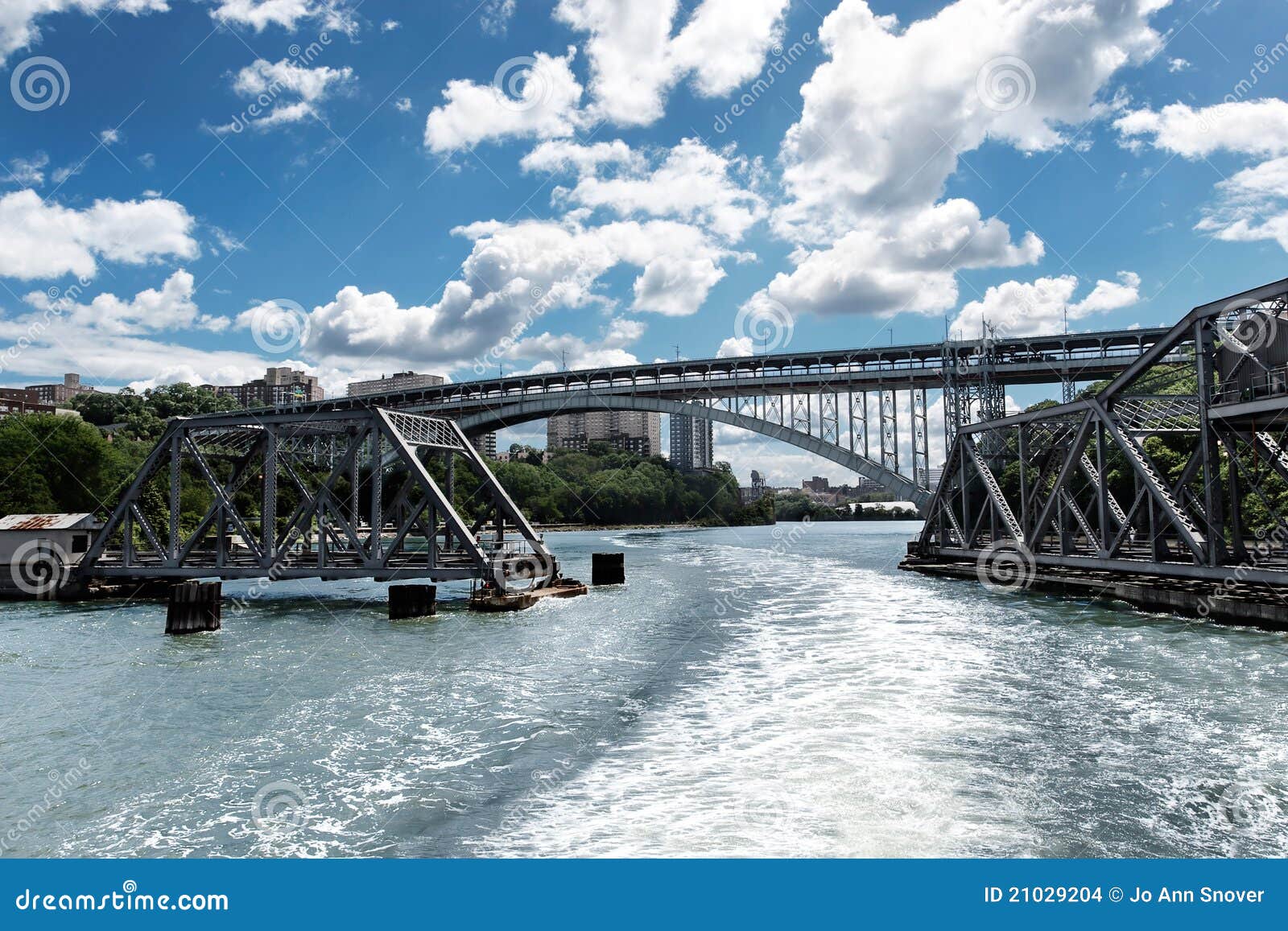 Bridge swinging open stock photo. Image of swing, horizontal - 21029204
