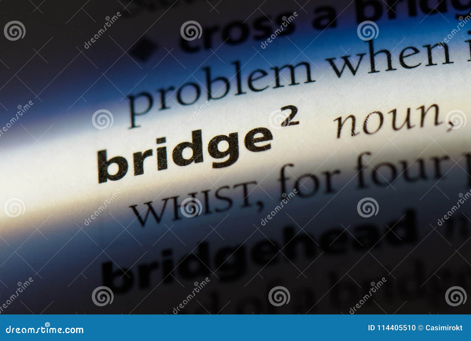 Bridge stock photo. Image of macro, definition, idea - 114405510
