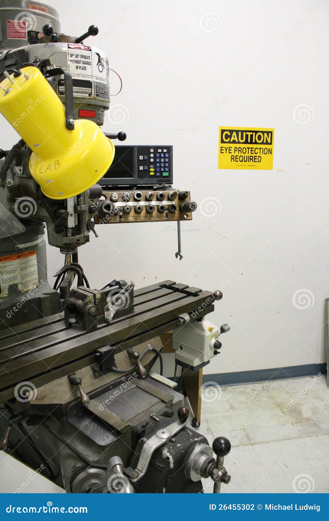 Bridgeport CNC Machine stock photo. Image of modern, bridgport - 26455302