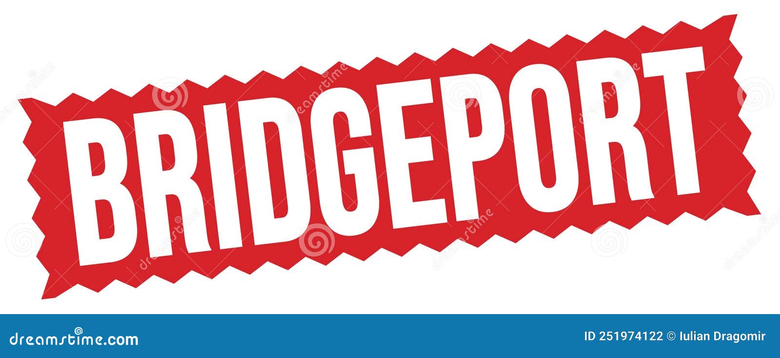 BRIDGEPORT Text Written On Red Stamp Sign Stock Photo | CartoonDealer ...