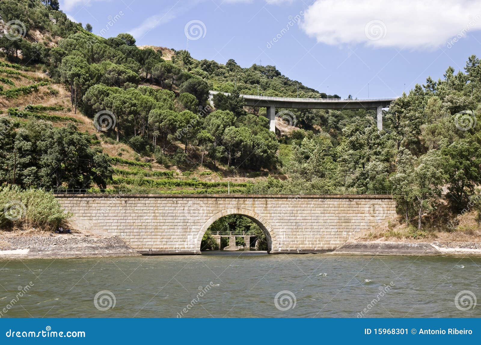 Bridges of the Douro River stock image. Image of duero - 15968301