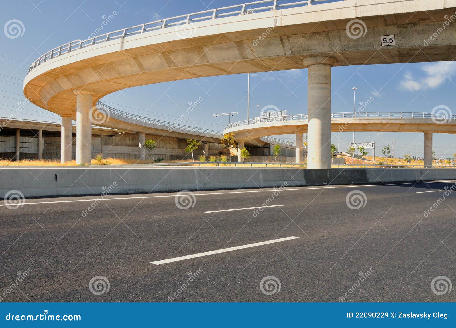 Bridges and highway. stock image. Image of lane, infrastructure - 22090229