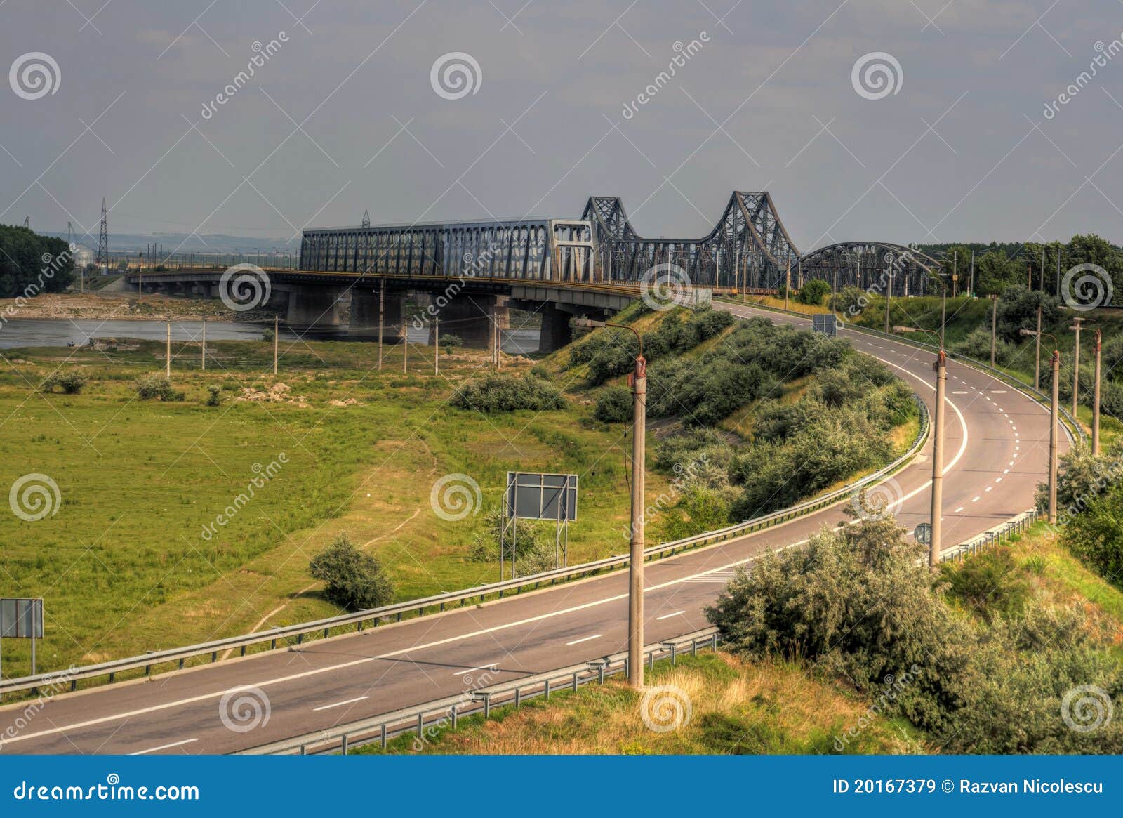 Bridges over the Danube stock image. Image of danube - 20167379