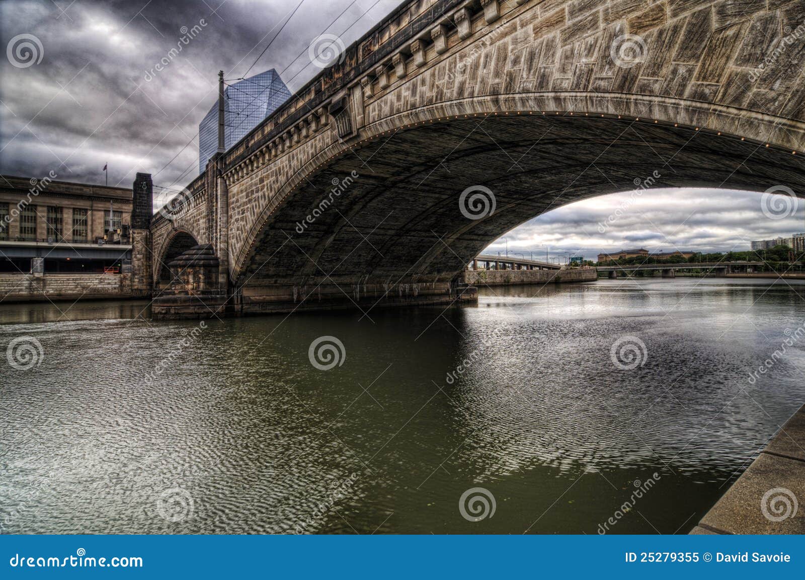 Bridges over the river stock image. Image of brick, philadelphia - 25279355