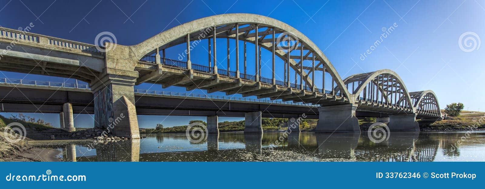 Bridges over the River stock photo. Image of concrete - 33762346