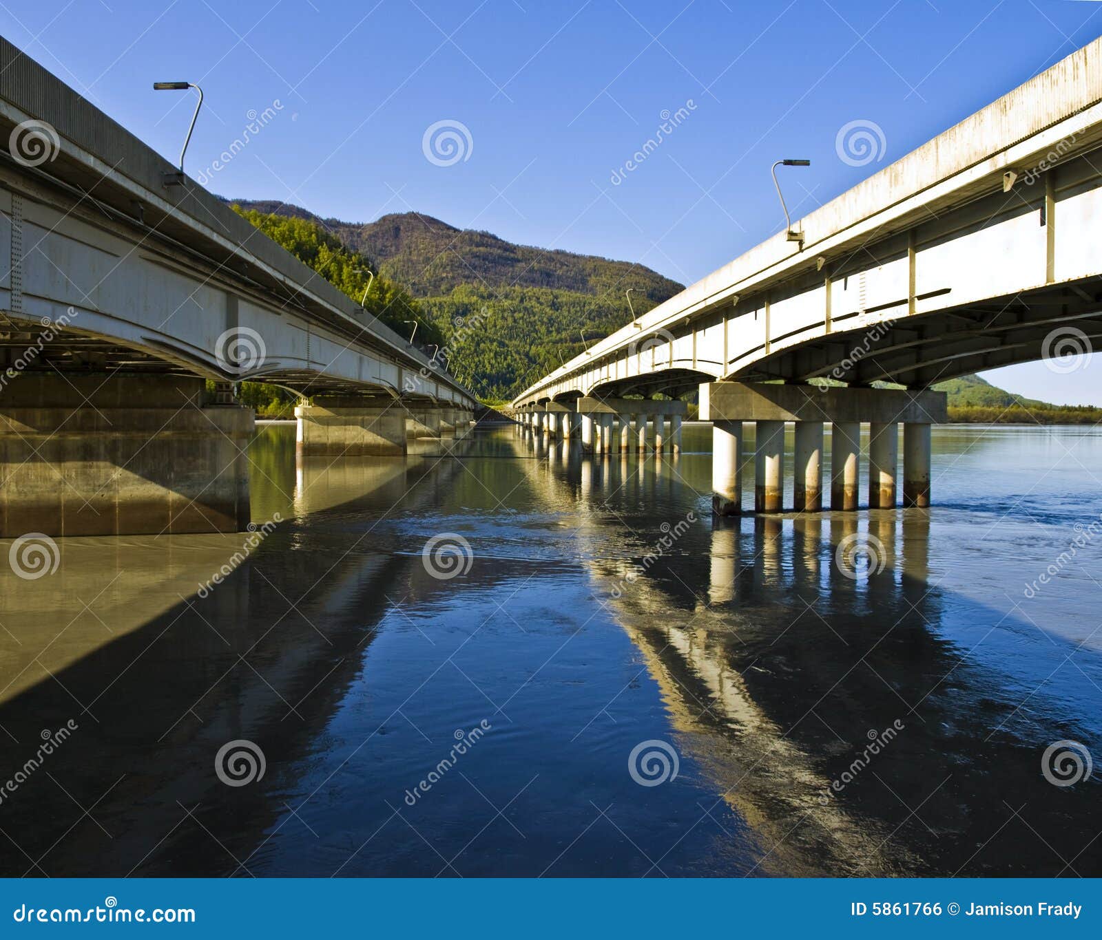 Bridges to the Horizon stock photo. Image of wasilla, anchorage - 5861766