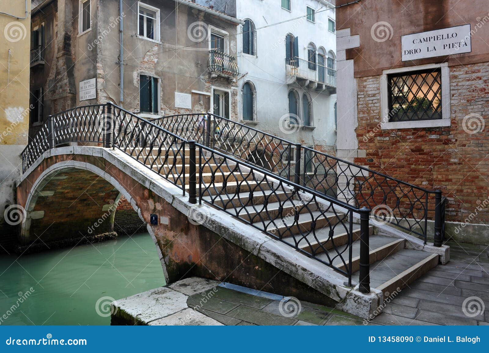 Bridges of Venice stock photo. Image of paint, water - 13458090