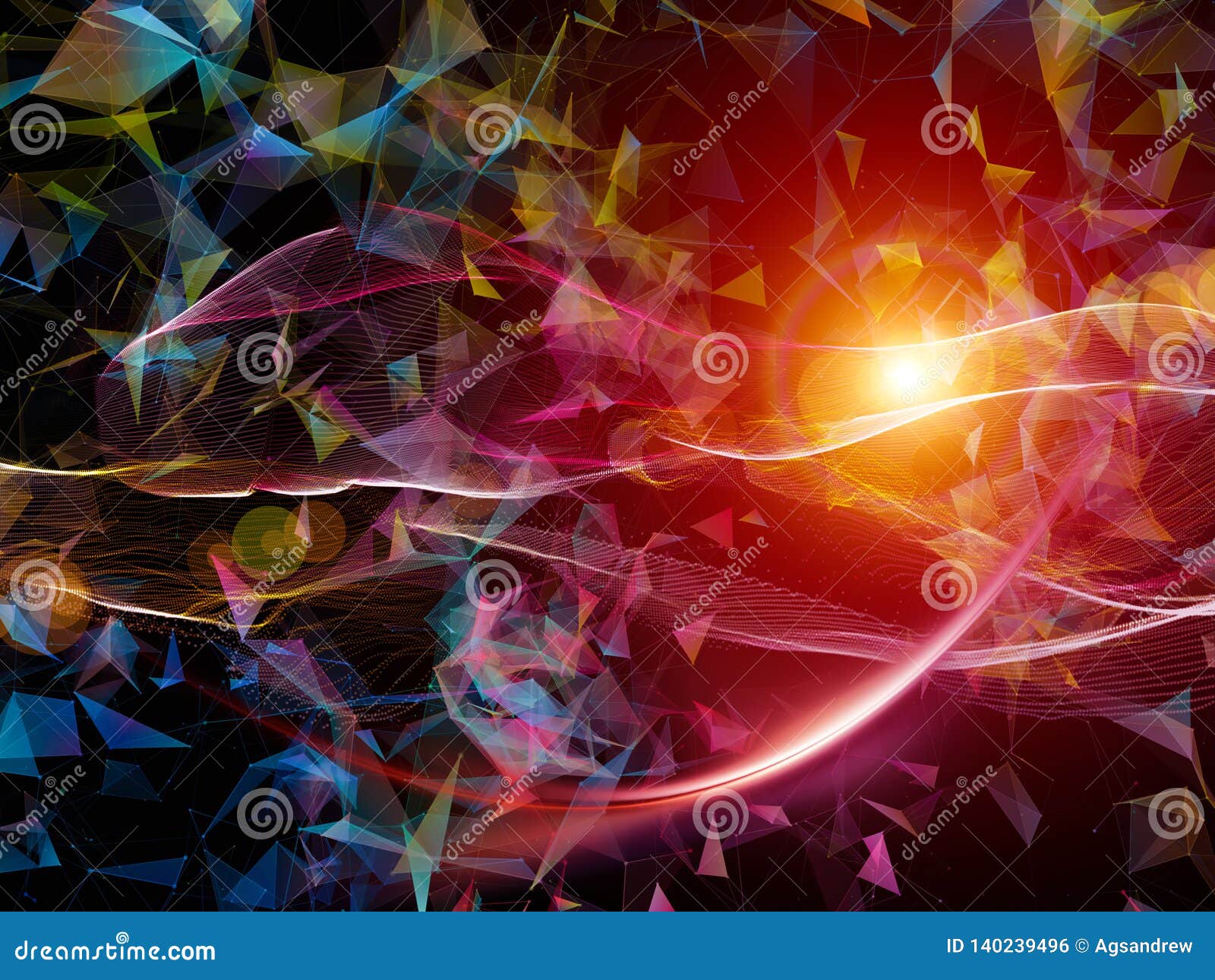 The Bridges of Virtual World Stock Photo - Image of idea, calculation ...