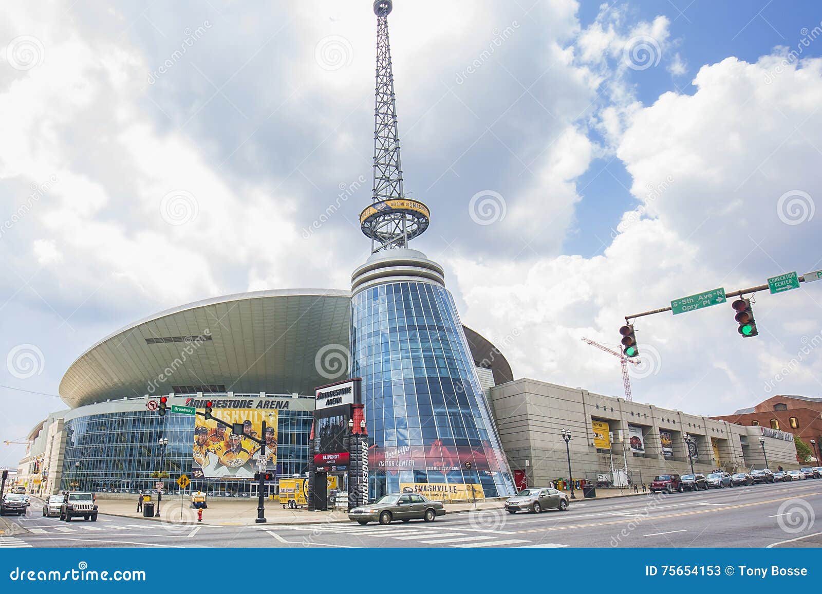 Bridgestone-Arena in Nashville Redaktionelles Stockfoto - Bild von ...