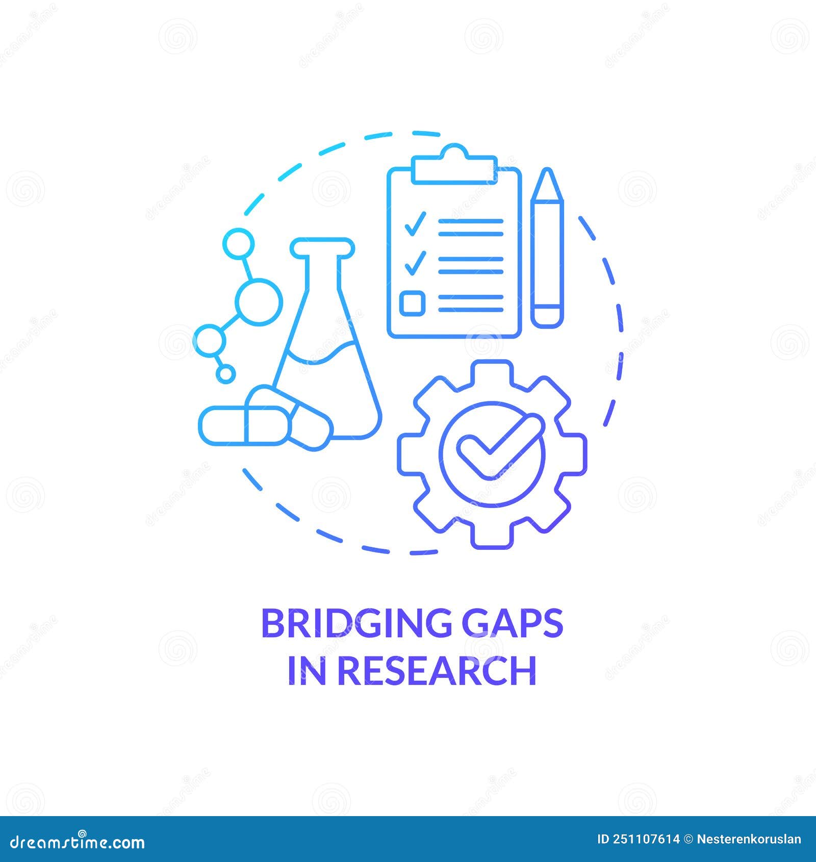 Bridging Gaps in Research Blue Gradient Concept Icon Stock Vector ... Bridging Gaps in Research Blue Gradient Concept Icon Stock Vector ...