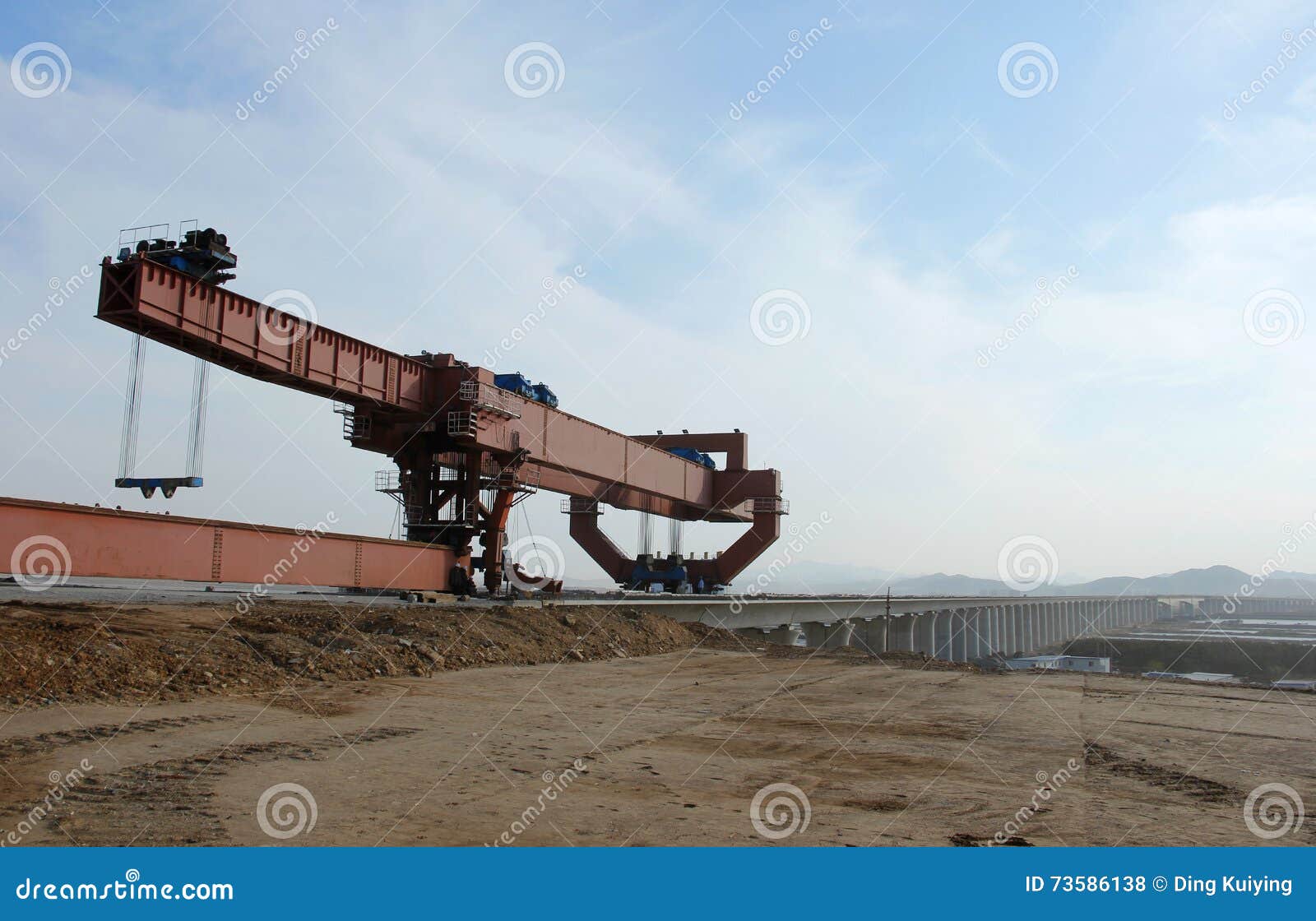 Bridging machine stock photo. Image of china, erection - 73586138