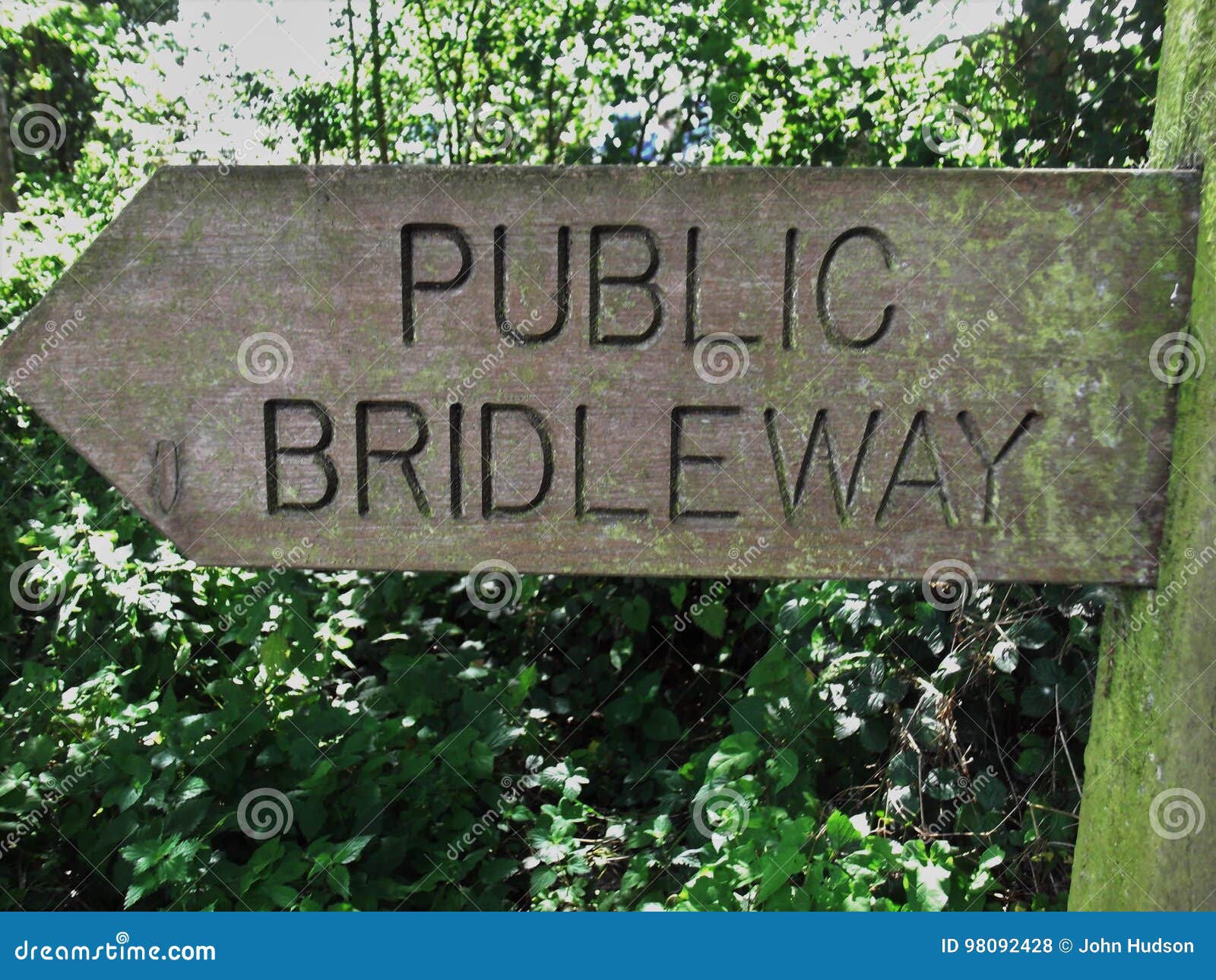 Bridleway sign stock photo. Image of left, signage, directions - 98092428
