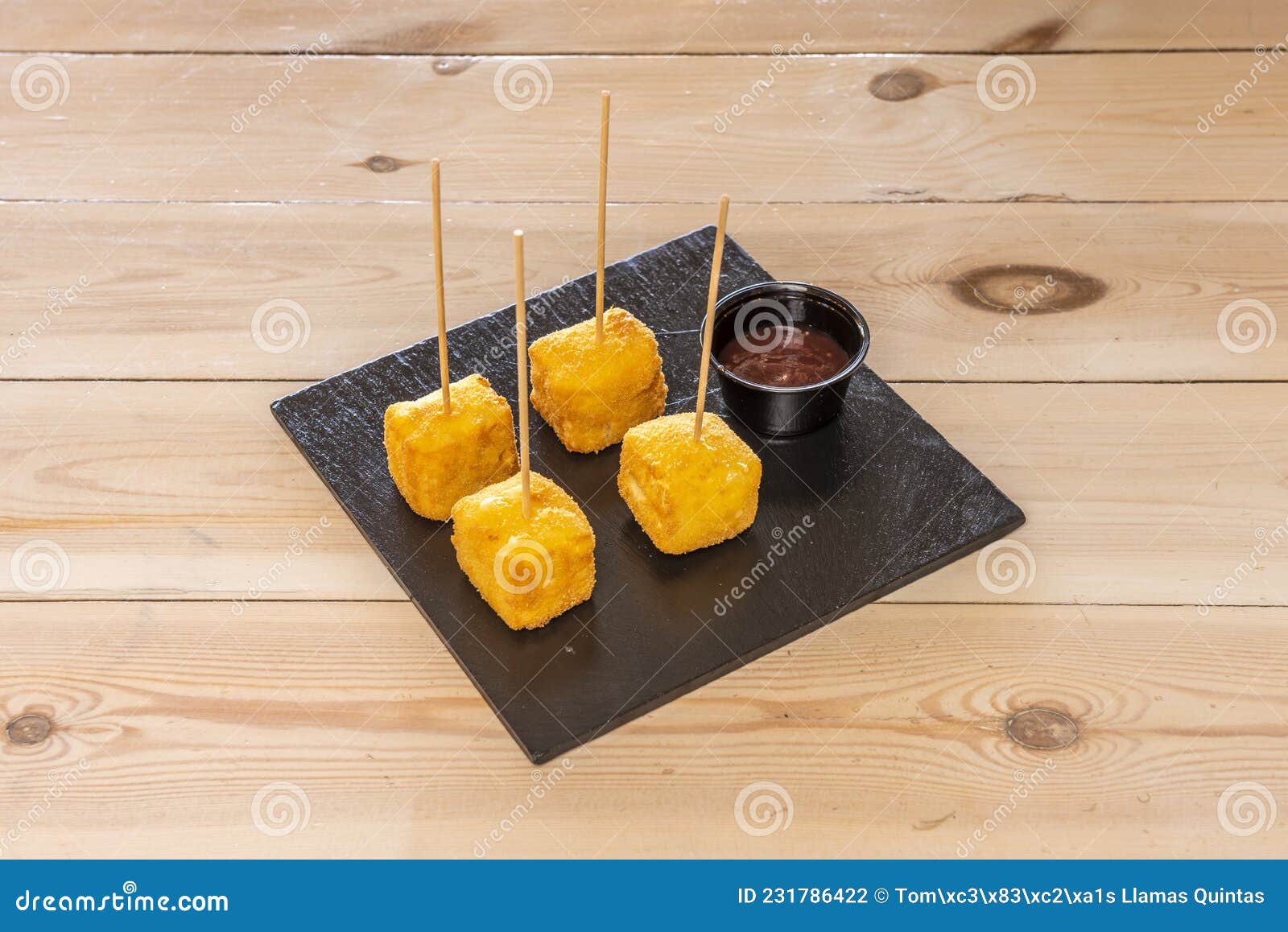 Brie Cheese Taco Appetizer Battered with Breadcrumbs and Egg with ...