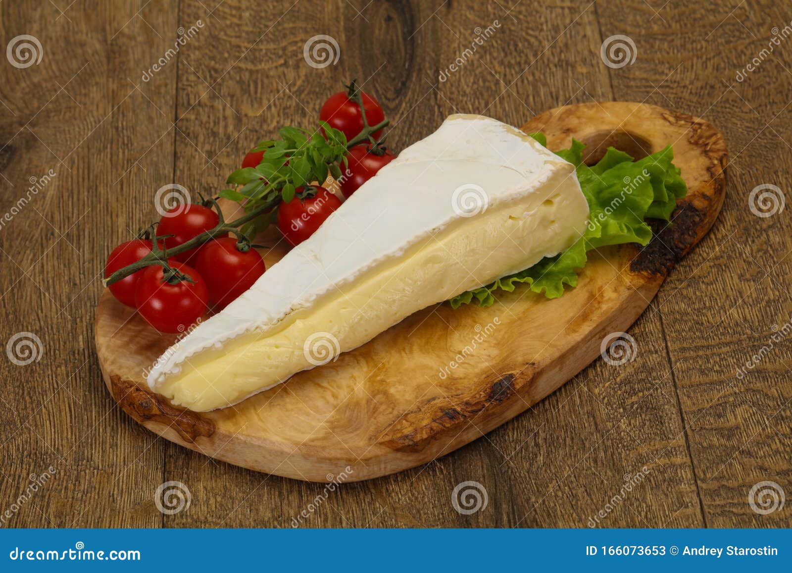 Brie Cheese Triangle Served Salad Stock Image - Image of food, diet ...