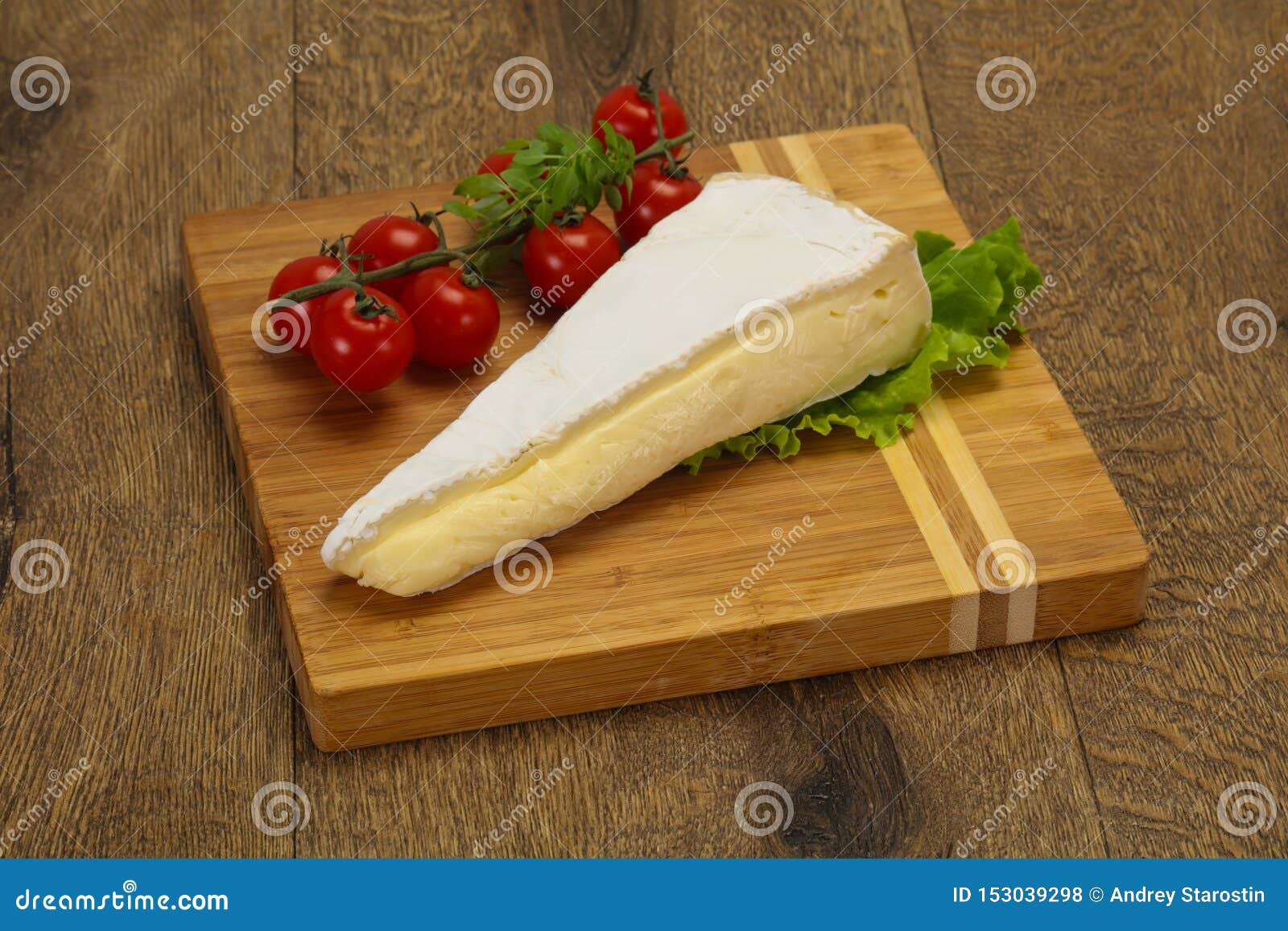 Brie Cheese Triangle Served Salad Stock Photo - Image of appetizer ...