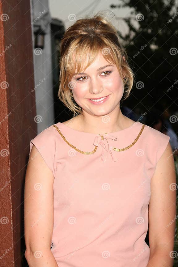 Brie Larson, Tanner Hall editorial stock photo. Image of larson - 23344153