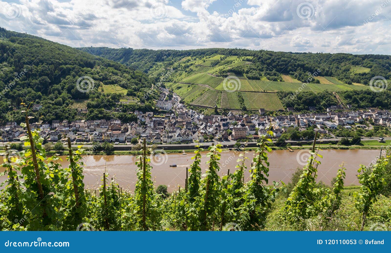 Briedel at the Moselle Germany Europe Stock Image - Image of historical ...