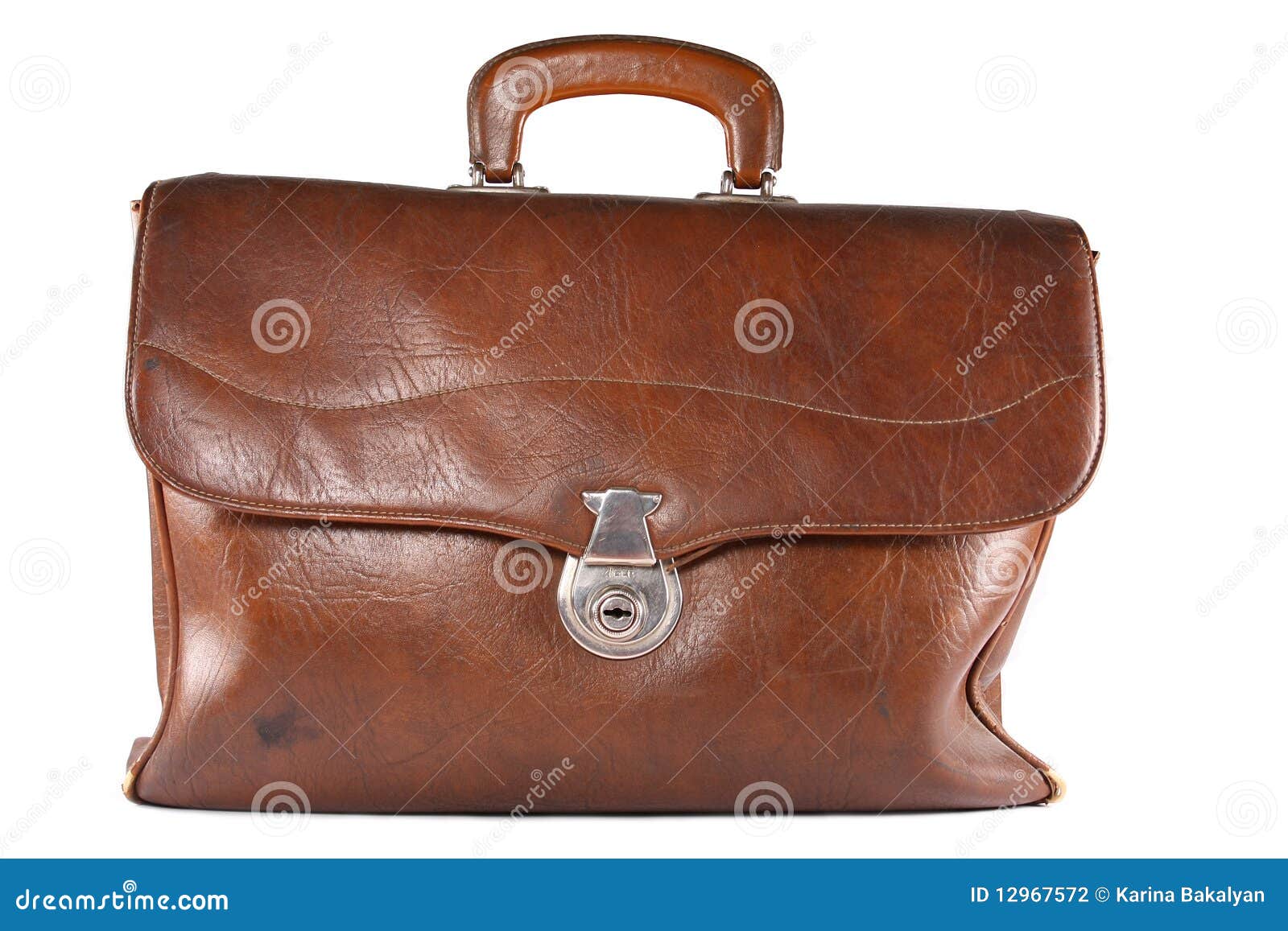 Brief-case stock photo. Image of luggage, battered, retro - 12967572