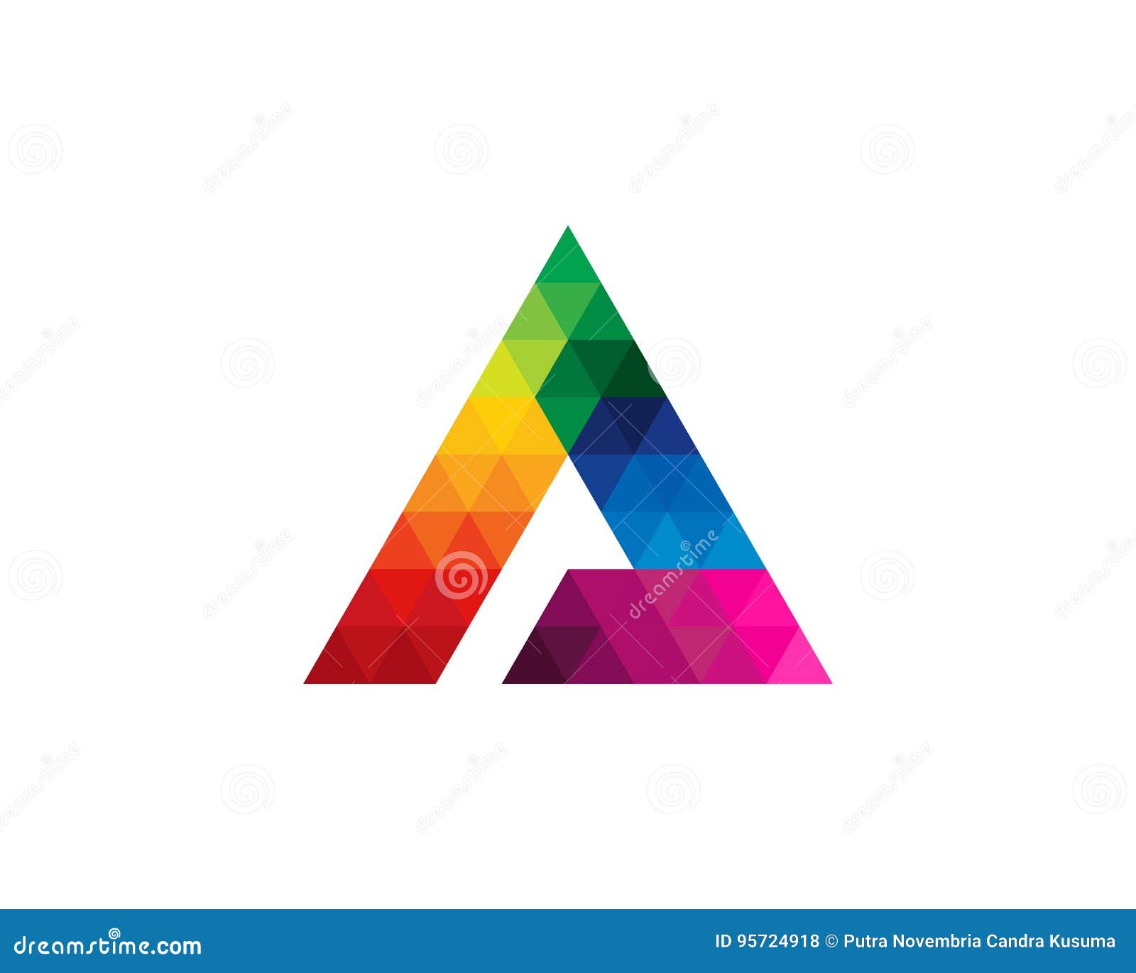 Brief Een Pictogram Logo Design Element Vector Illustratie ...