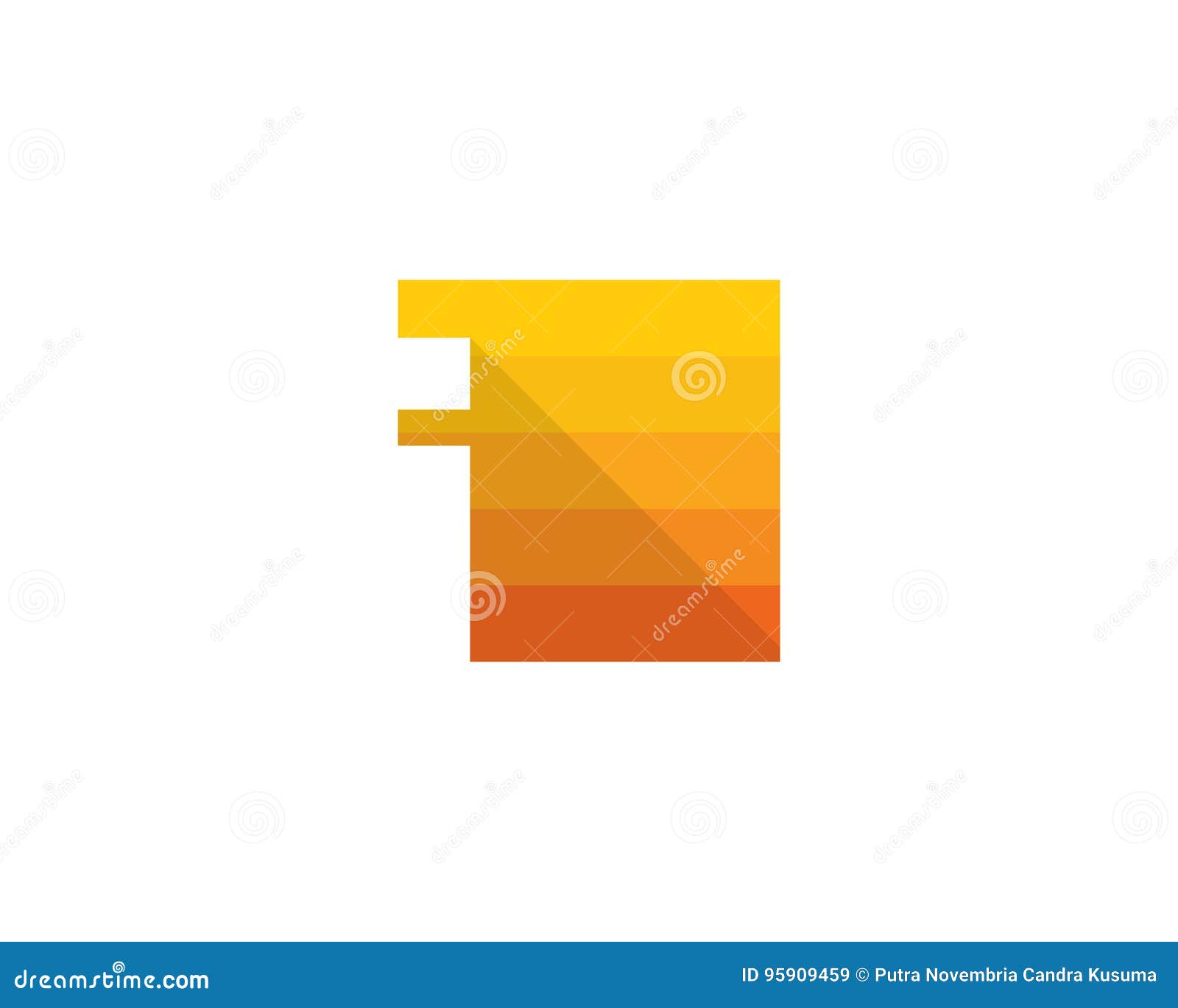 Brief I Pictogram Logo Design Element Vector Illustratie - Illustration ...