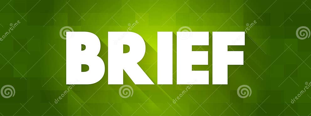 Brief Text Quote, Concept Background Stock Illustration - Illustration ...