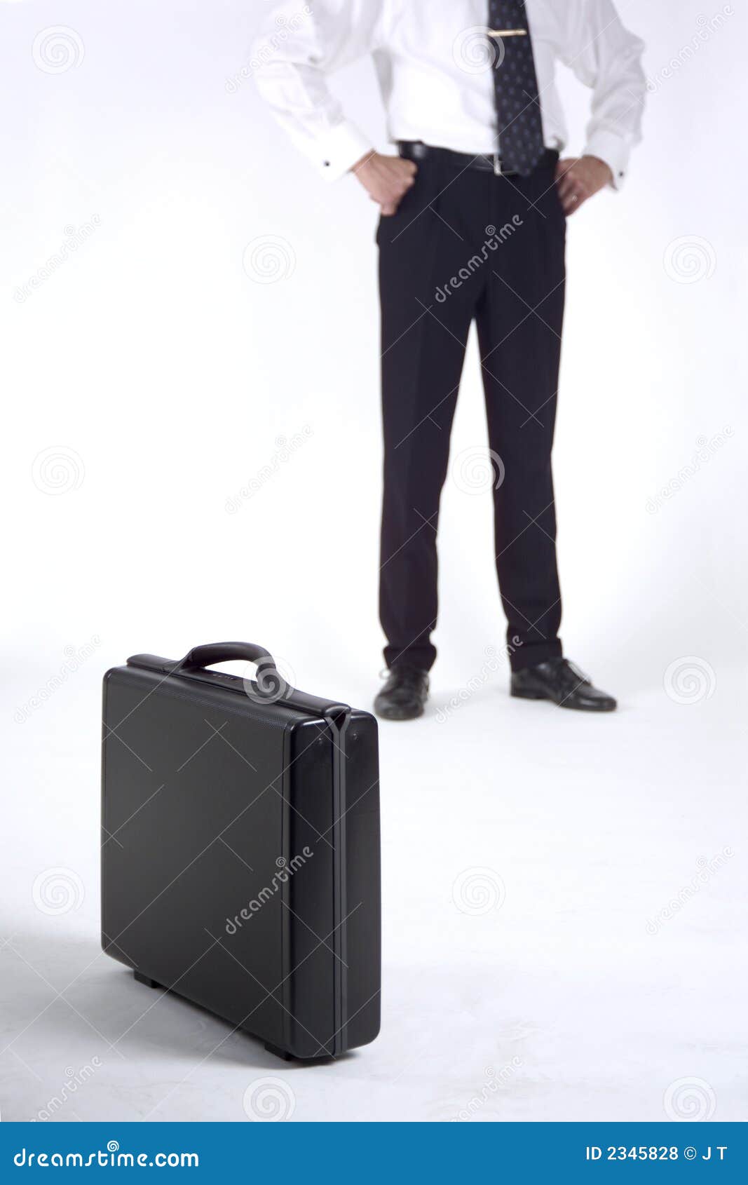 Briefcase and a Businessman Stock Photo - Image of promotion, adults ...