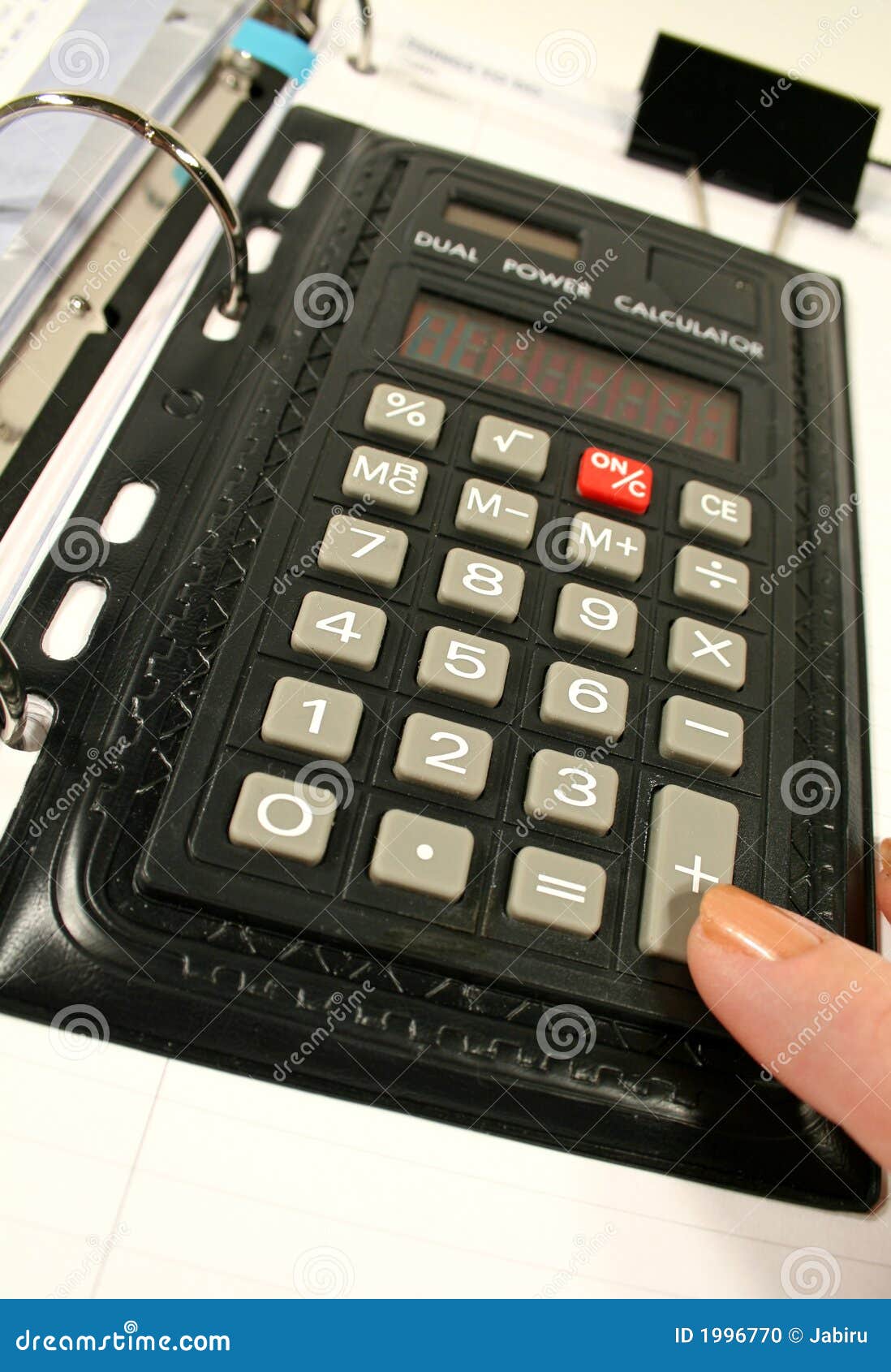 Briefcase Calculator stock photo. Image of compute, finances - 1996770