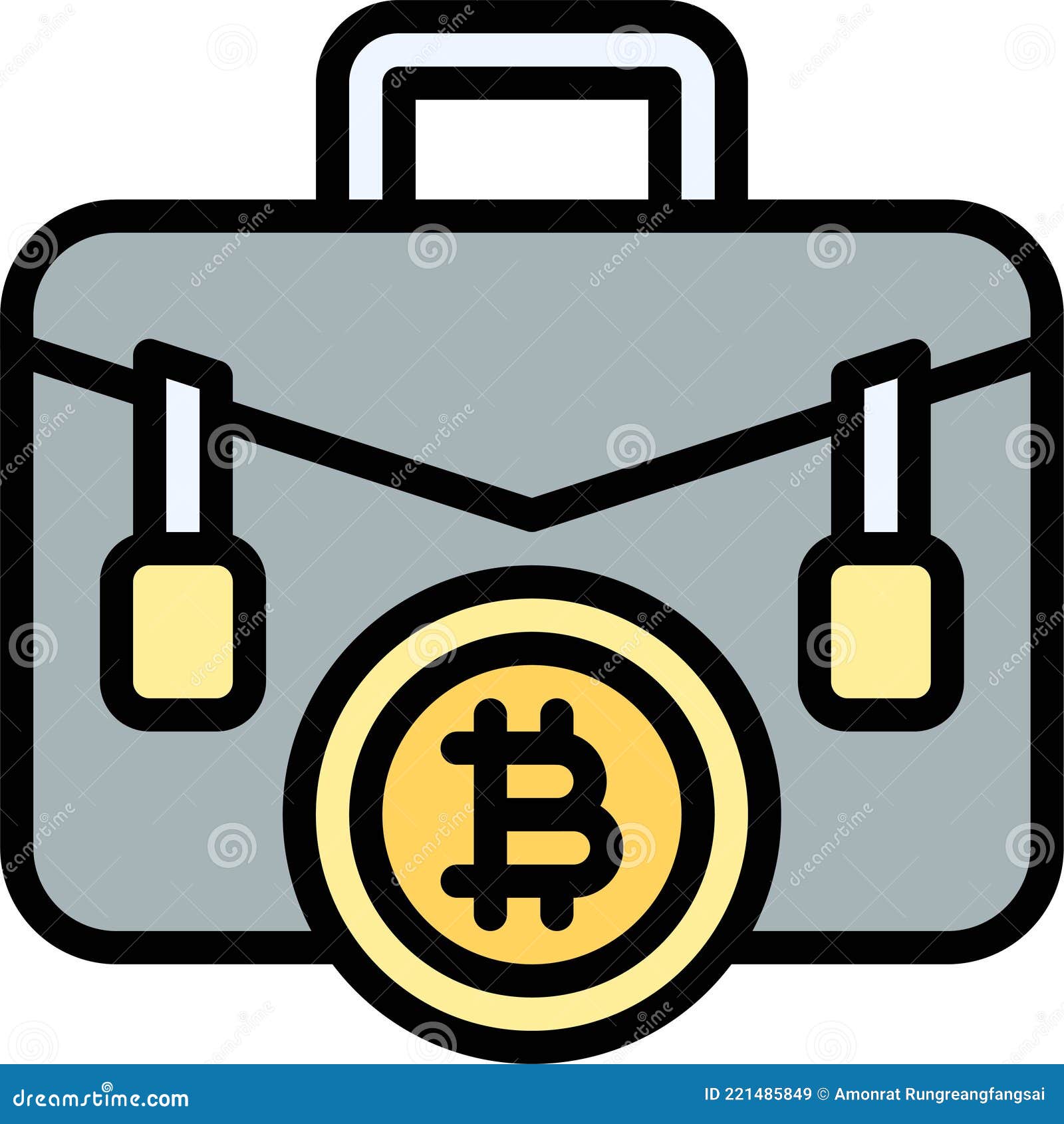 Briefcase Icon, Cryptocurrency Related Vector Stock Vector ...