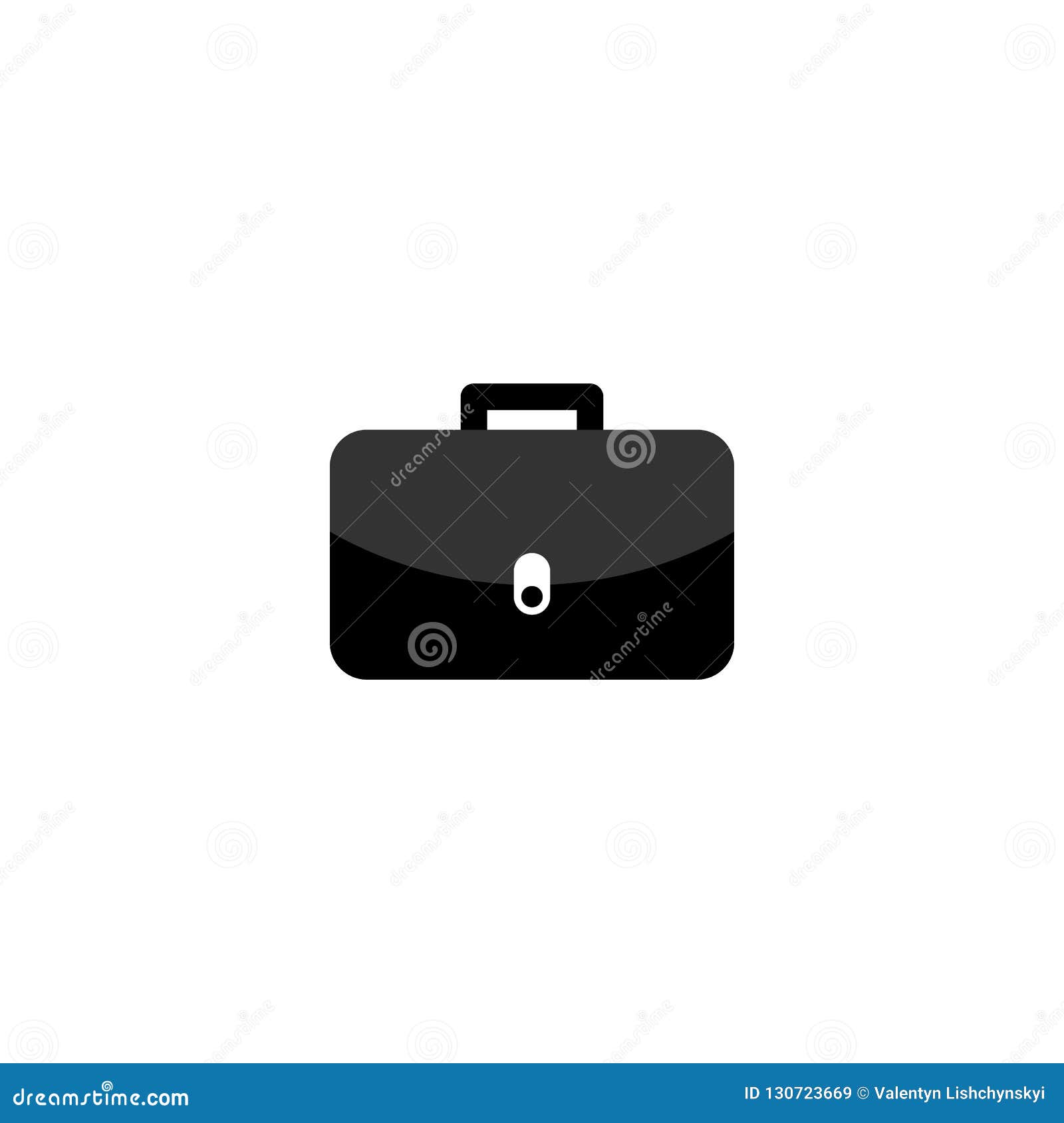 Briefcase Icon. Flat Logo Modern Style Stock Illustration ...