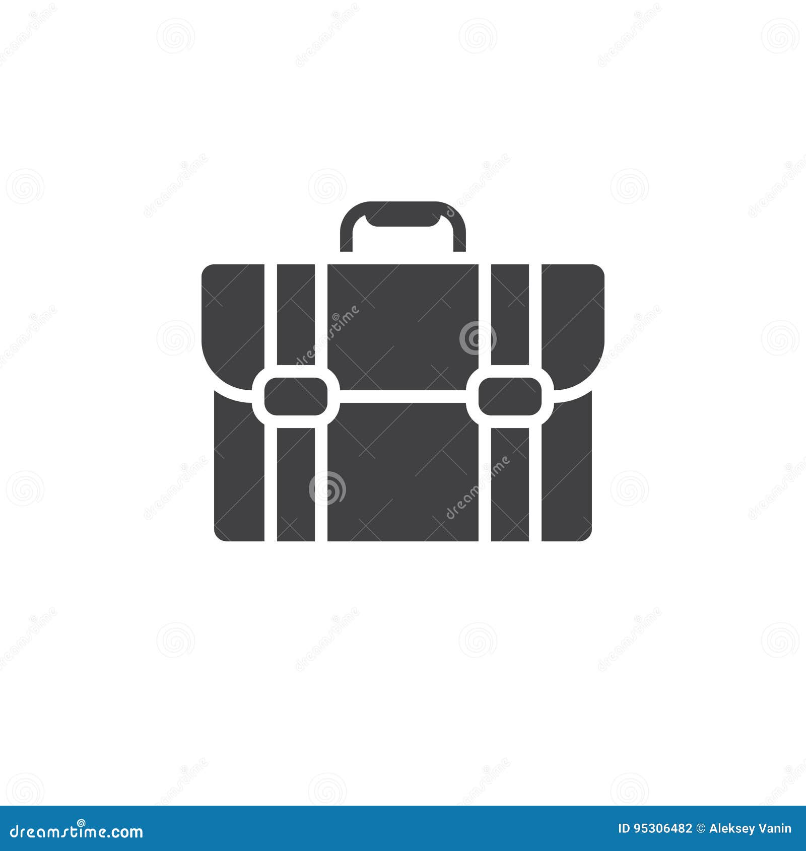 Briefcase Icon Vector, Portfolio Solid Logo, Pictogram Isolated Stock ...