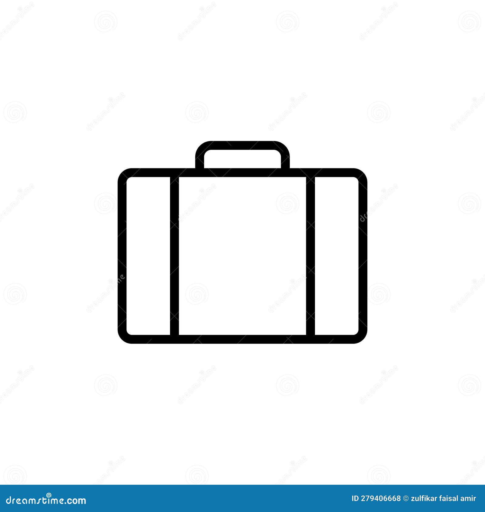 Briefcase Icon . Suitcase Icon. Luggage Symbol Stock Vector ...