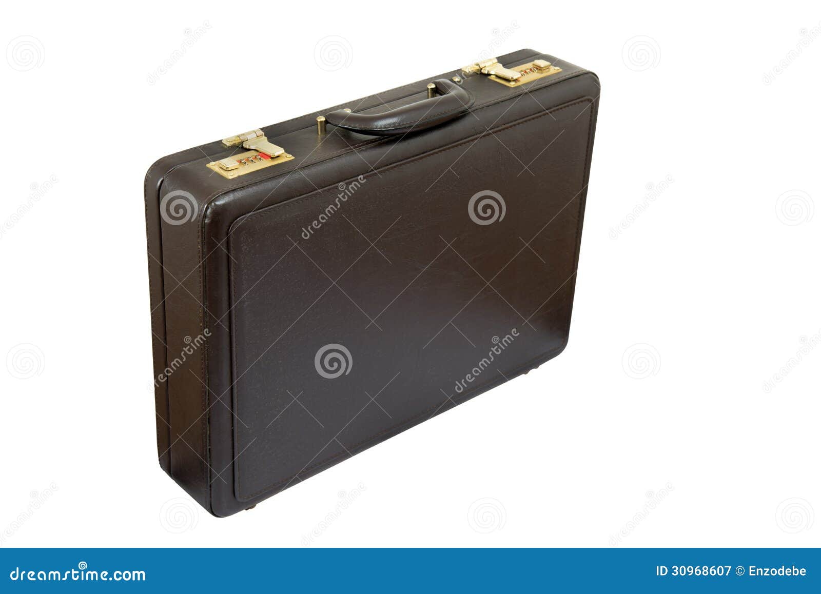 Briefcase stock image. Image of briefcase, isolated, combination - 30968607