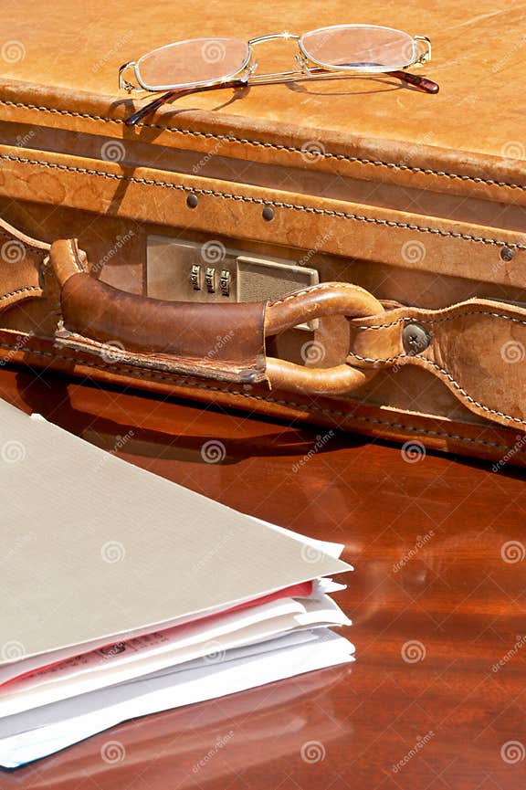 Briefcase & papers stock photo. Image of paperwork - 20944728