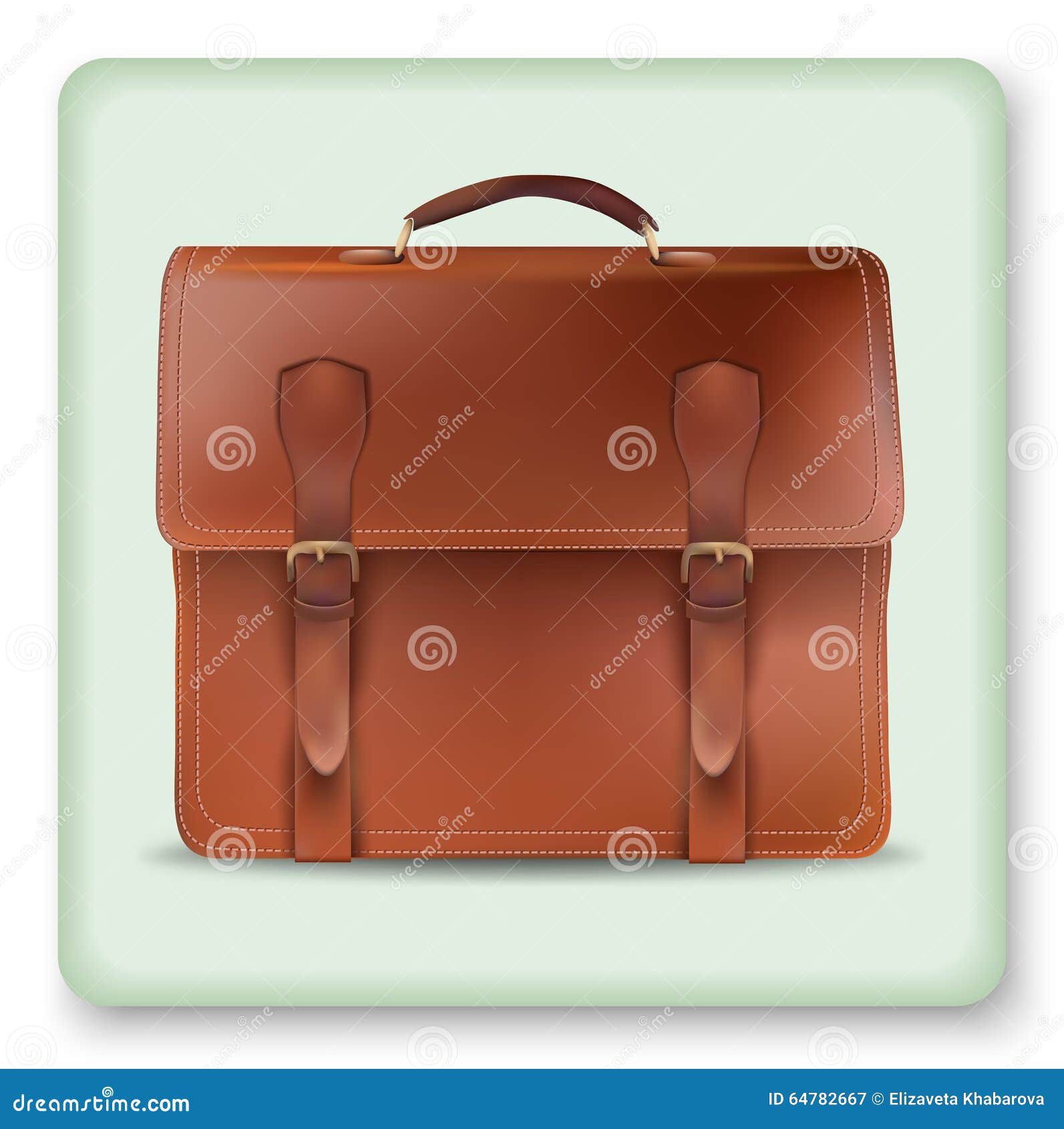 Briefcase. Vector Illustration Stock Vector - Illustration of luggage ...