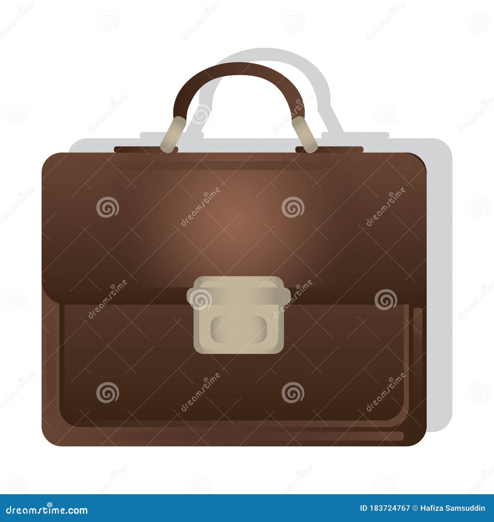 Briefcase. Vector Illustration Decorative Background Design Stock ...