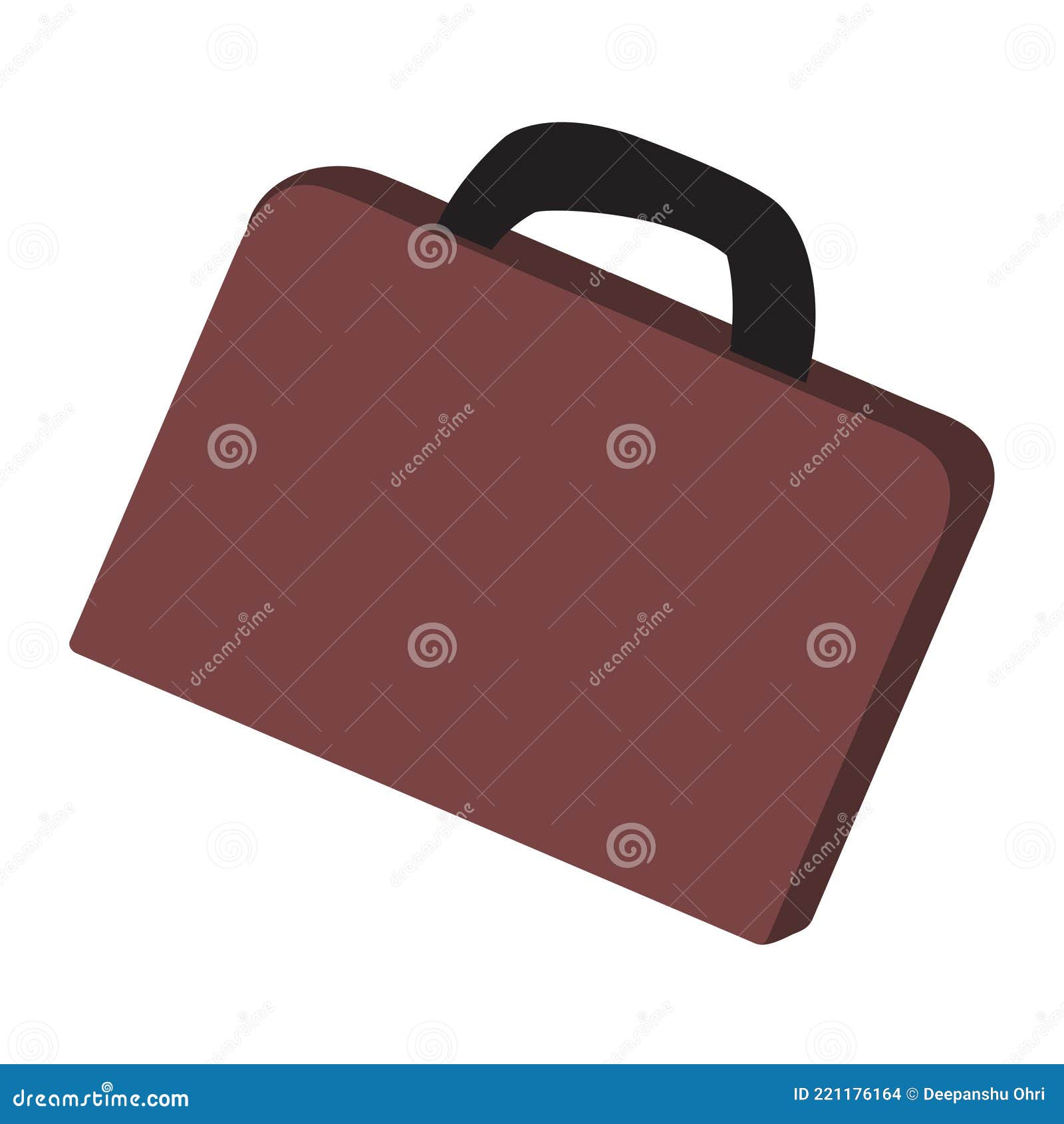 Business Vector Graphics. Briefcase Vector Isolated on White Background ...