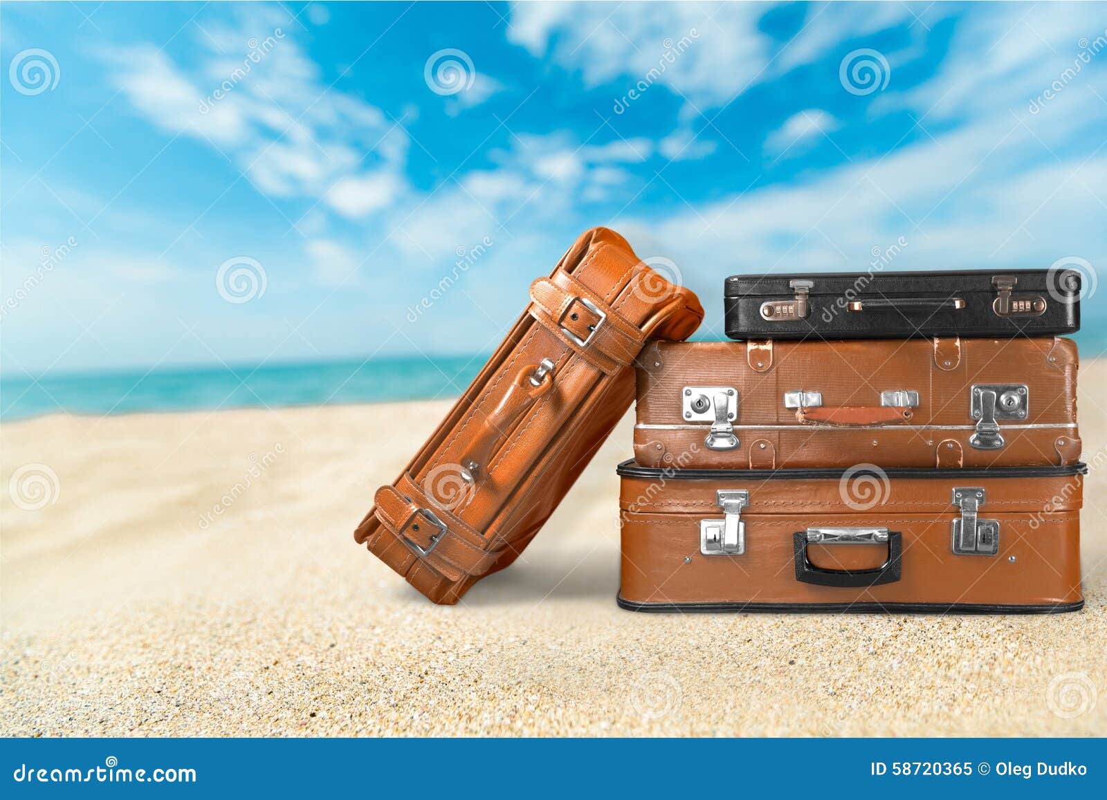 Briefcases stock image. Image of briefcases, white, lock - 58720365