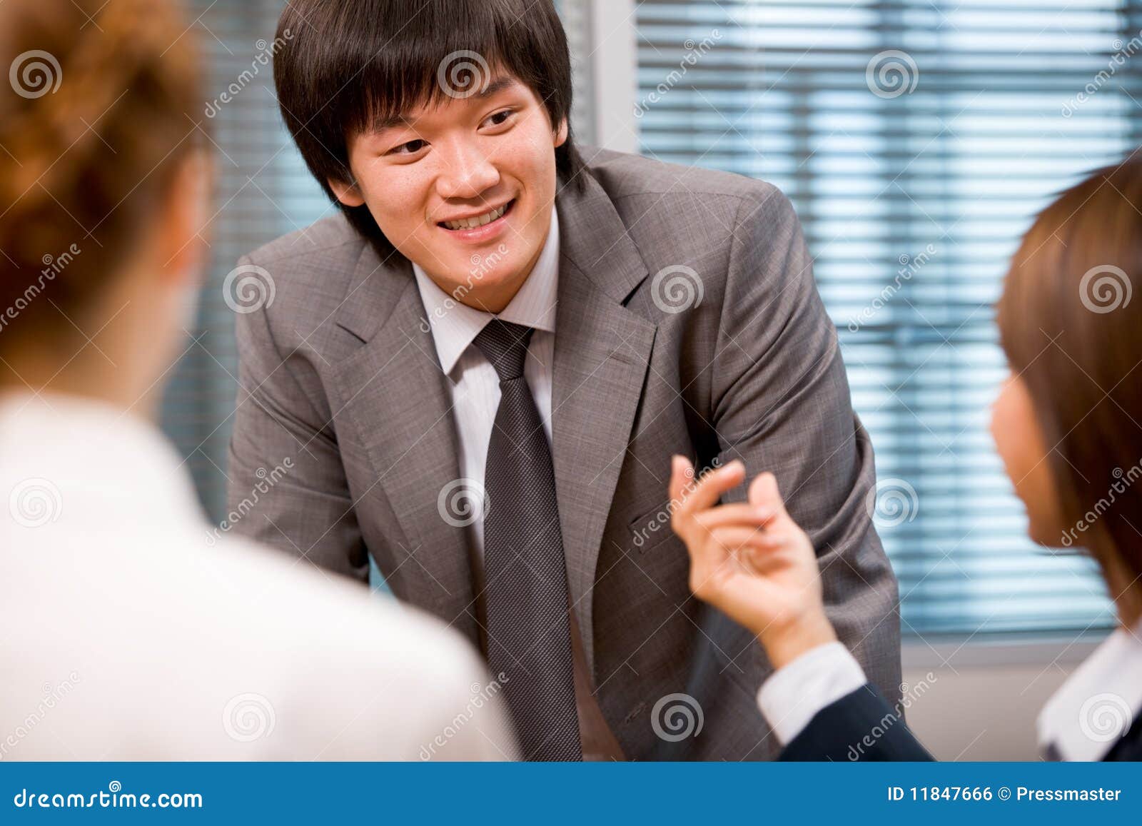 At briefing stock photo. Image of leader, career, employer - 11847666