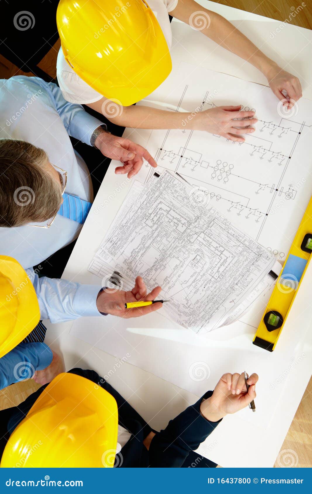 At briefing stock photo. Image of construction, employee - 16437800