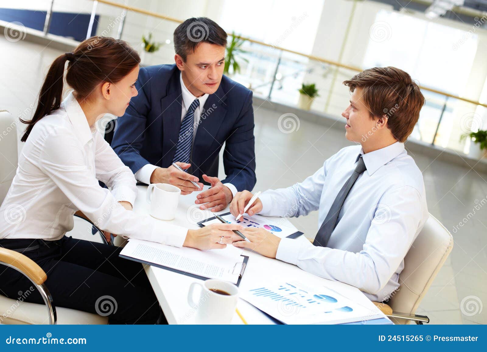 Briefing stock image. Image of businessman, collaboration - 24515265