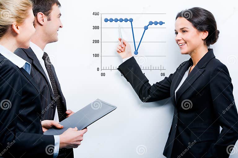 Briefing stock photo. Image of businesswoman, presentation - 4294114