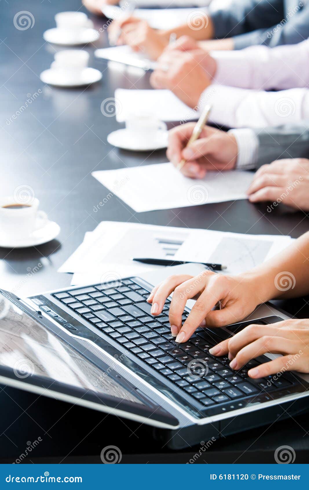 At briefing stock photo. Image of holding, button, clerk - 6181120