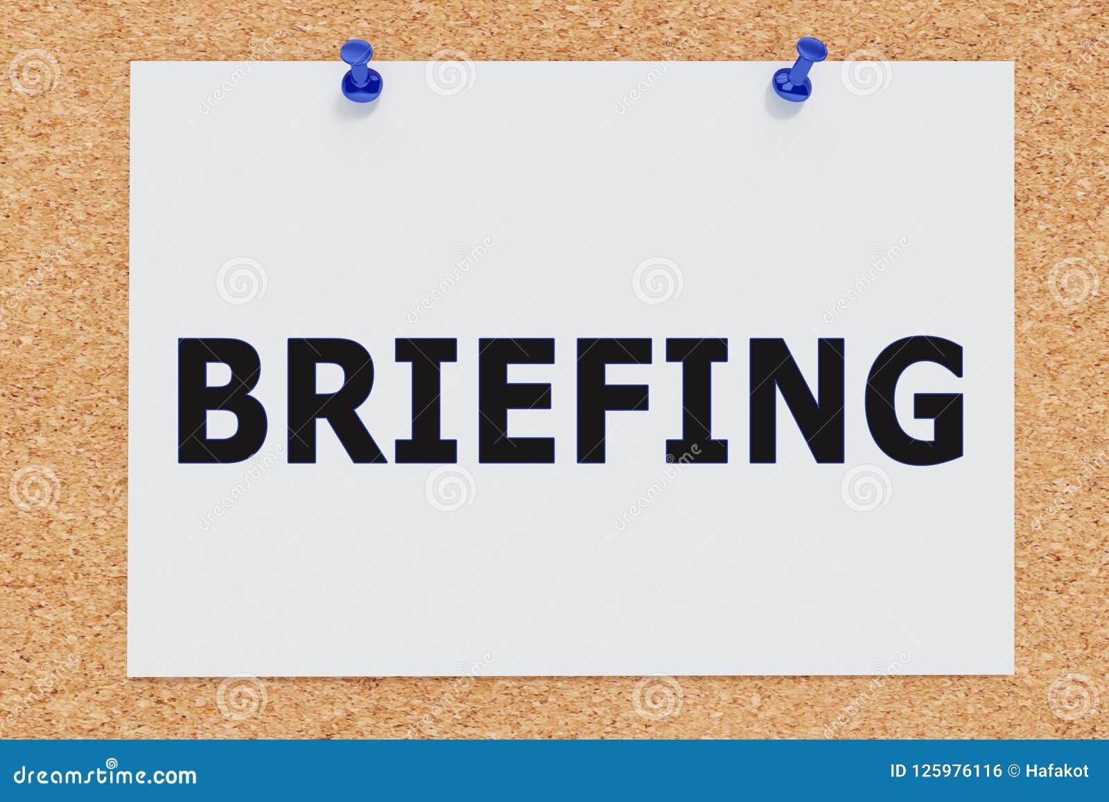 BRIEFING - Informational Concept Stock Photo - Image of office ...