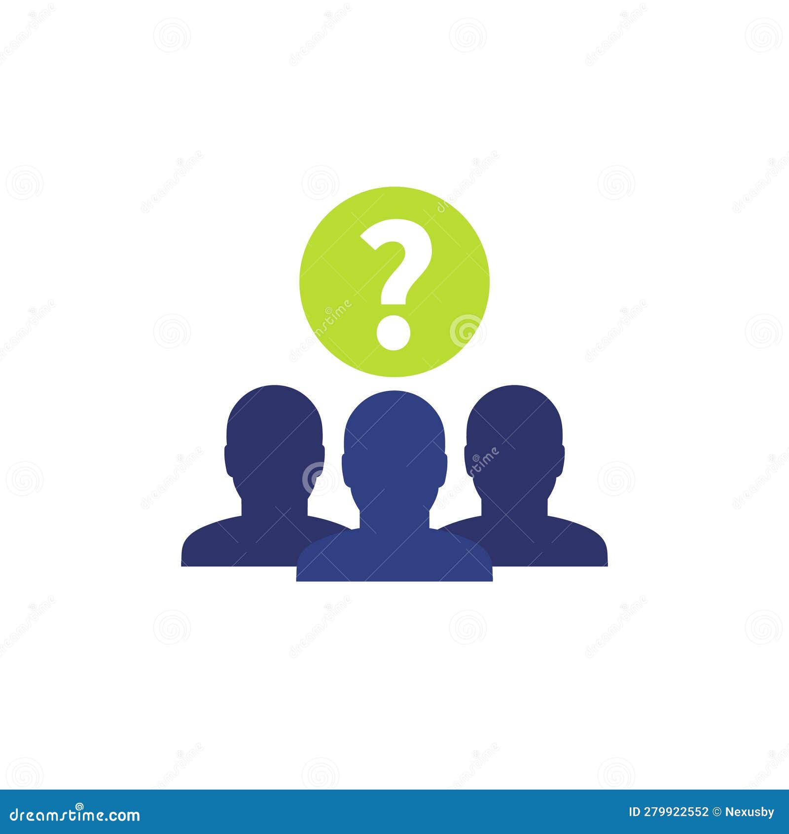 Briefing, Instruction for a Team Icon on White Stock Vector ...