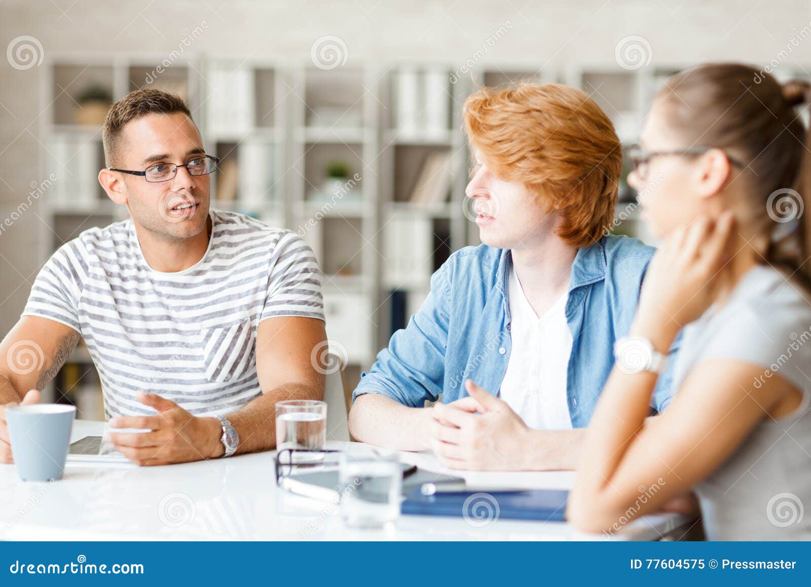 Briefing for managers stock image. Image of adult, businessman - 77604575