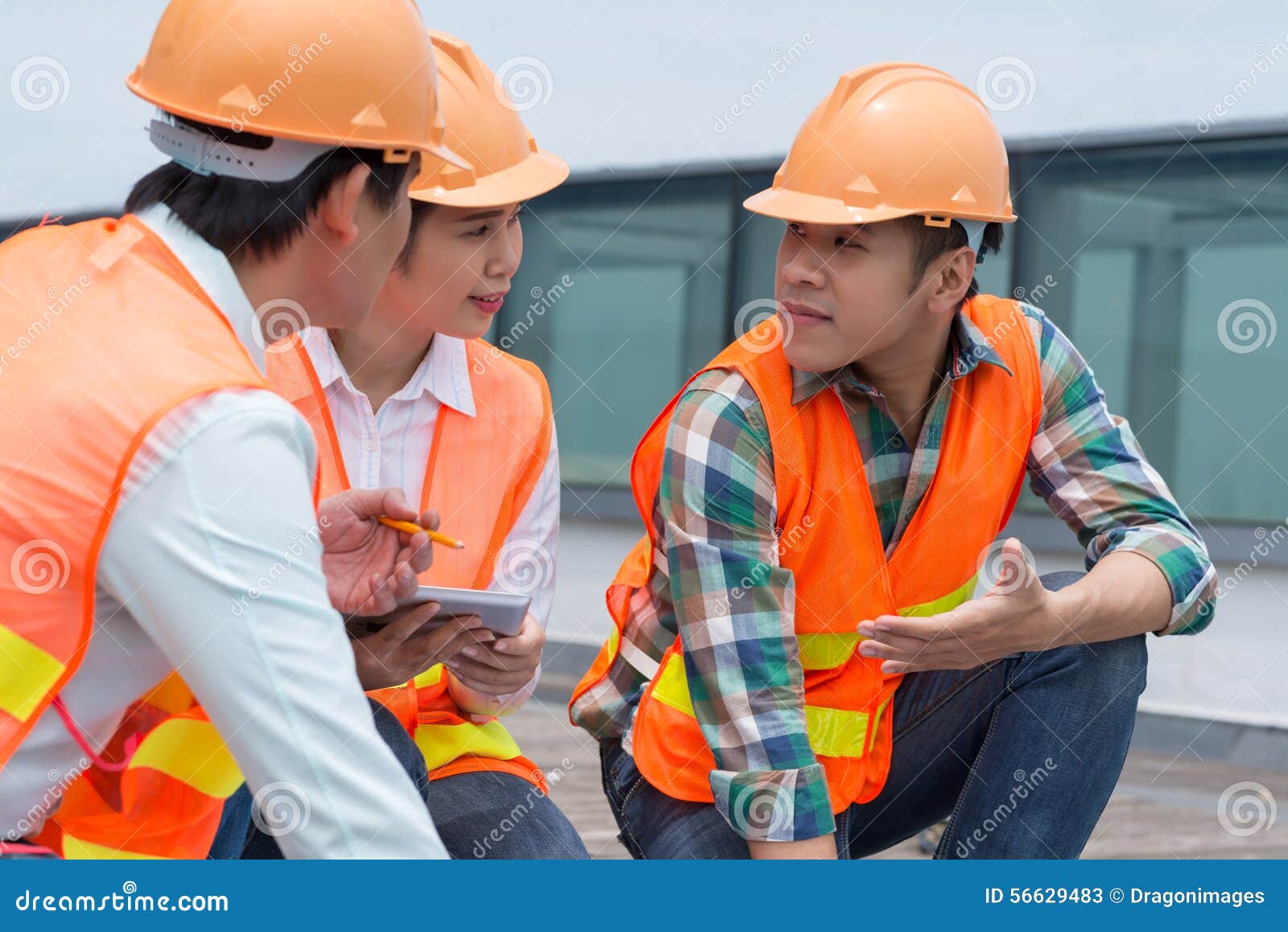 Briefing stock image. Image of colleague, planning, construction - 56629483