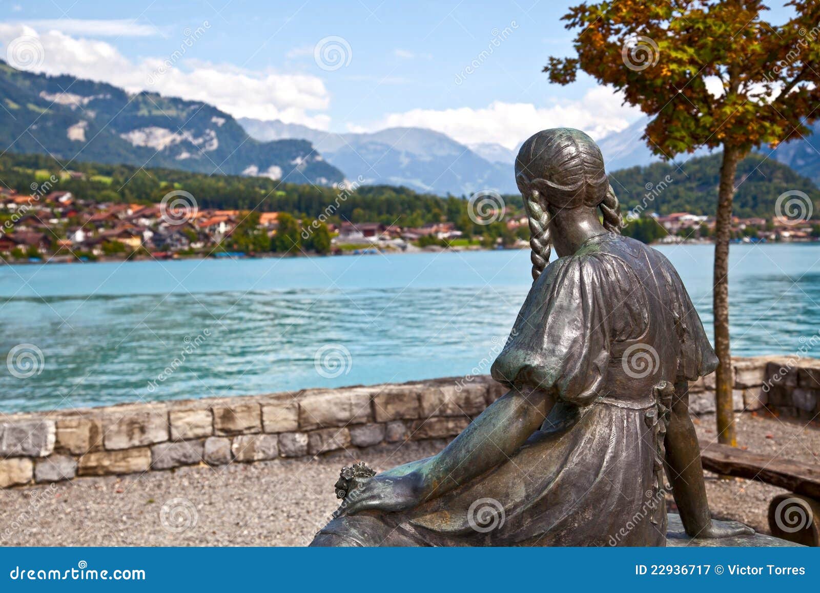 Brienz Village stock image. Image of brienz, europe, swiss - 22936717
