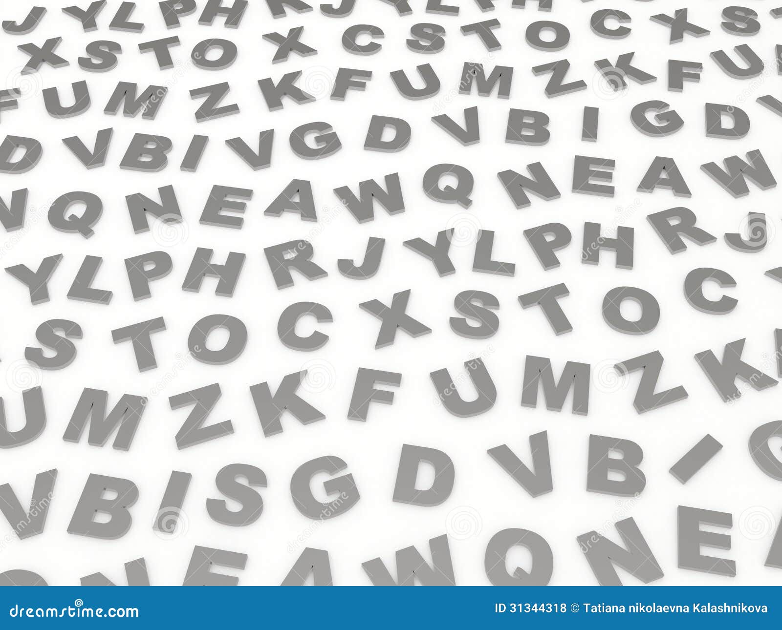 Brieven Van Het Engelse Alfabet. Stock Illustratie - Illustration of ...
