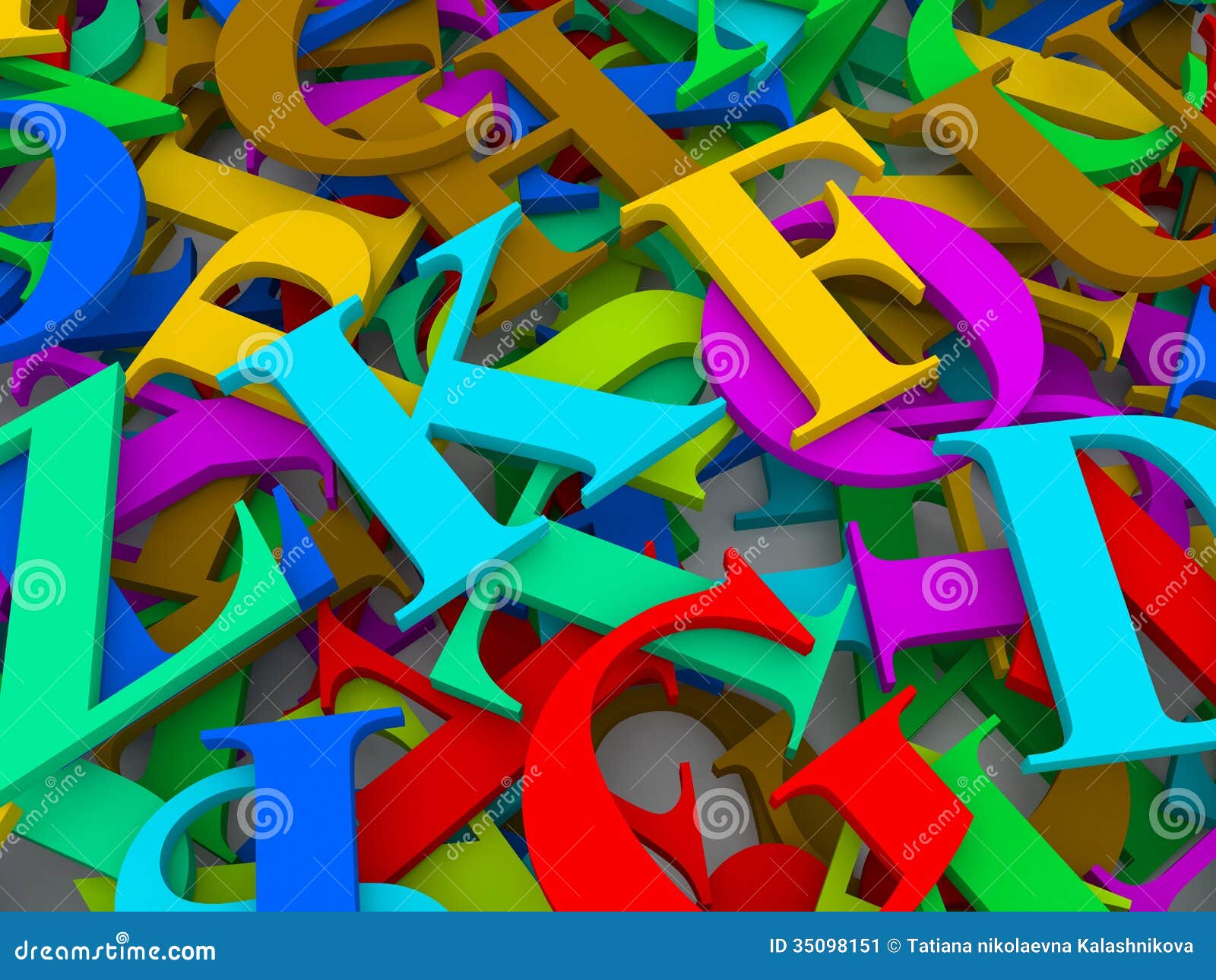 Brieven Van Het Engelse Alfabet. Stock Illustratie - Illustration of ...