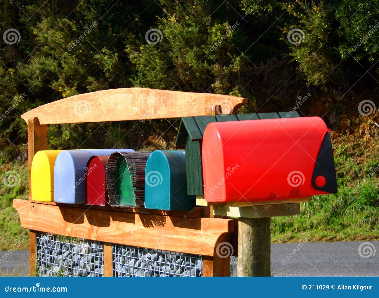 Brievenbussen stock afbeelding. Image of post, postbode - 211029